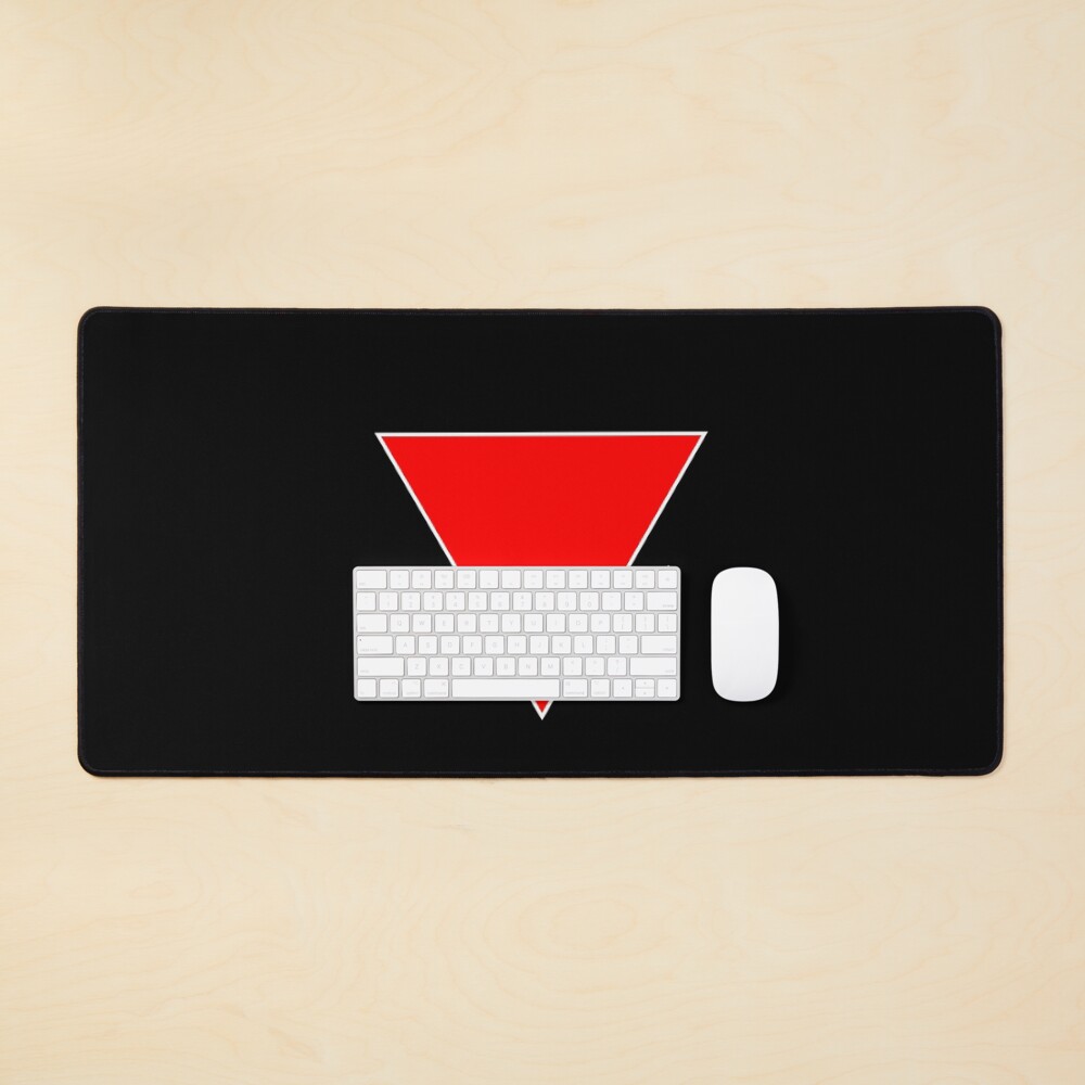 "Red triangle " Sticker for Sale by ZaynahJArt | Redbubble