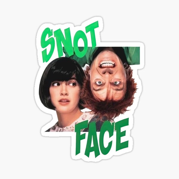 "Drop Dead Fred, Snot Face," Sticker for Sale by ClarenceGarza | Redbubble