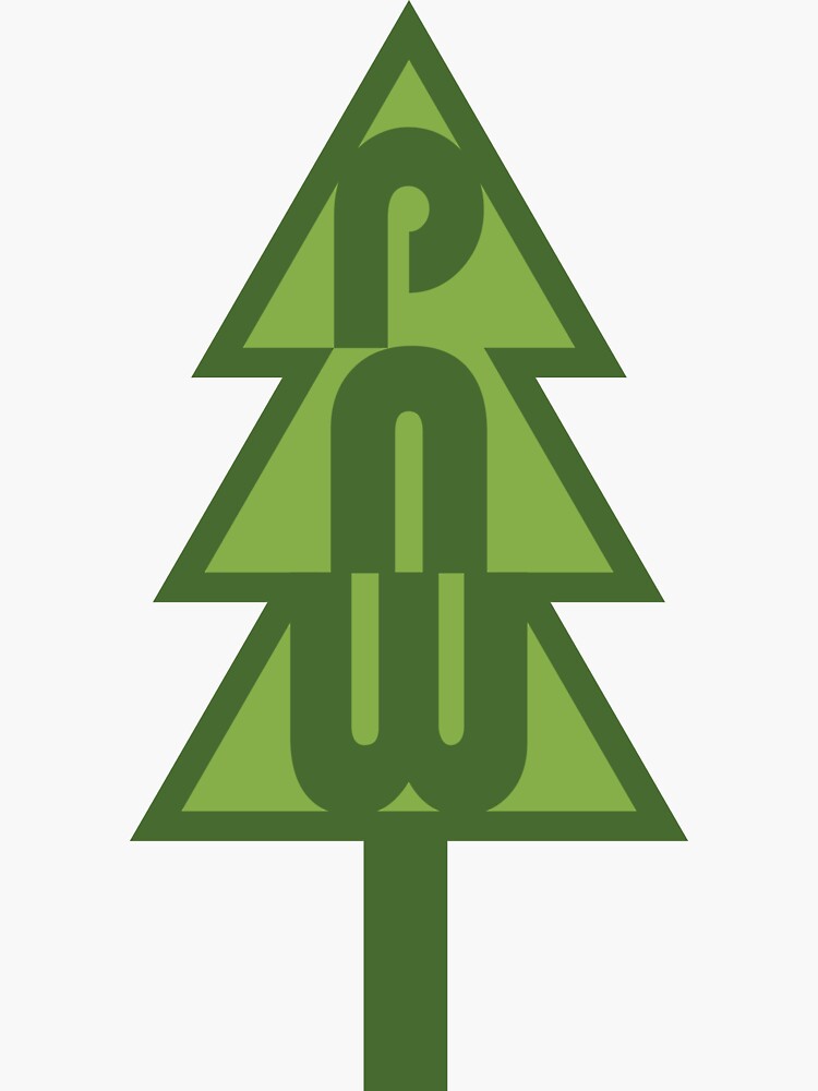 "PNW tree 2" Sticker for Sale by jpforrest | Redbubble