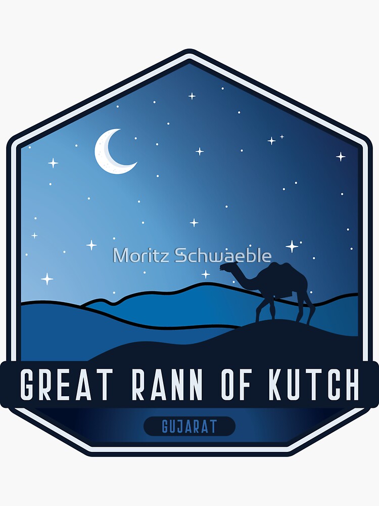 "Great Rann of Kutch – Gujarat" Sticker for Sale by moritzschwaeble ...