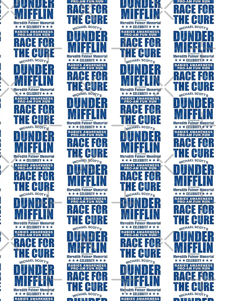 "Dunder Mifflin Rabies Awareness Race for the Cure" Scarf by huckblade ...