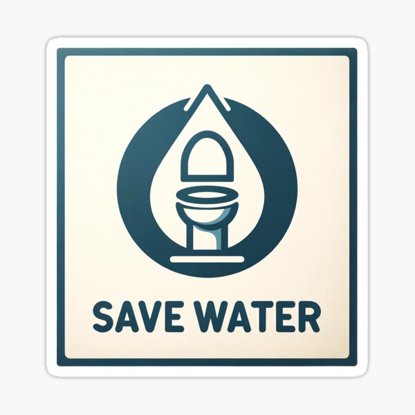 "Save Water - Quote reminder to conserve Water" Sticker for Sale by ...