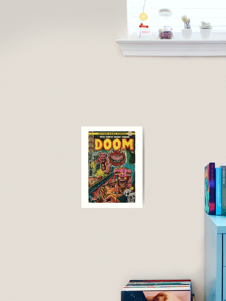 ""DOOM" Comic Book Cover Fan Art" Art Print for Sale by MarkScicluna ...