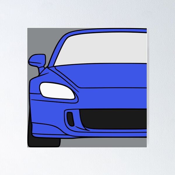 "Honda S2000 AP1 apex blue" Poster for Sale by EdimDesign | Redbubble