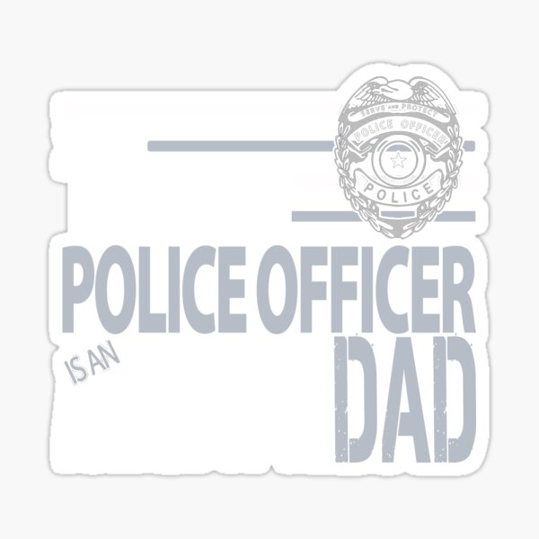 Pegatina «Forth Worth Police Dad Policía de Dallas Dad Texas Police Dad ...