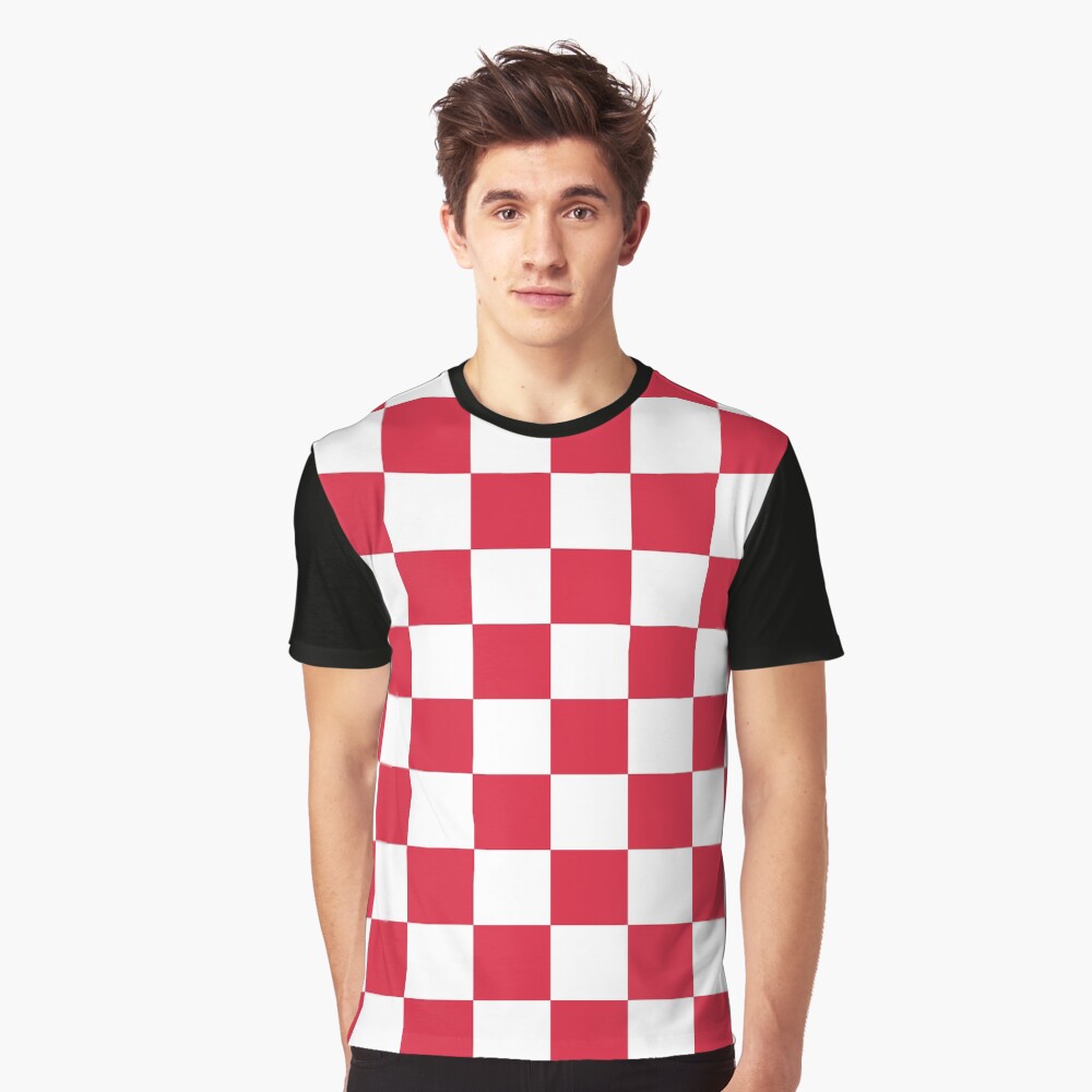 "Red, Cherry: Checkered Pattern" T-shirt for Sale by MilitaryCandA ...