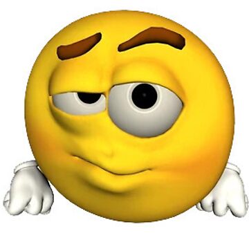 "Sus Emoji" Sticker for Sale by Hunter3773 | Redbubble