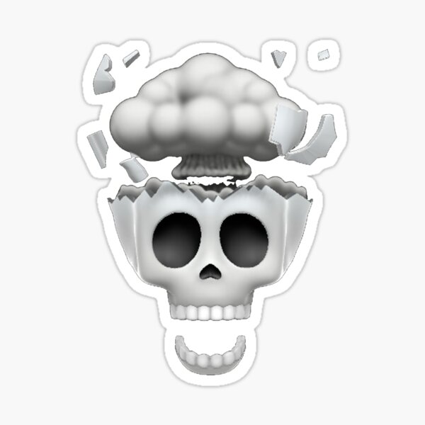 "Skeleton Skull Emoji Memoji Apple Shocked Reaction meme funny silly ...