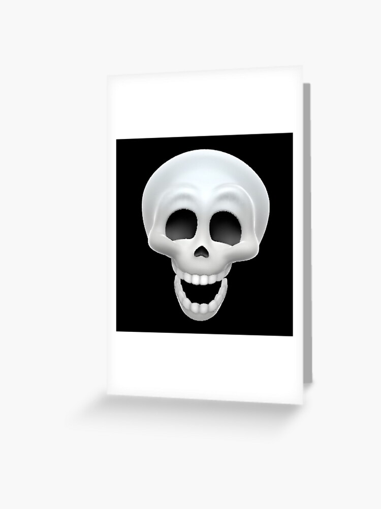 "Skeleton Skull Emoji Memoji Apple Smily Face meme funny silly ...