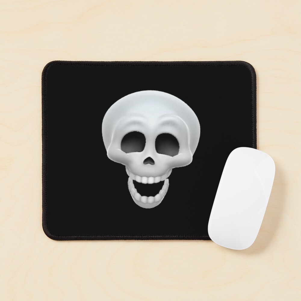 "Skeleton Skull Emoji Memoji Apple Smily Face meme funny silly" Sticker ...