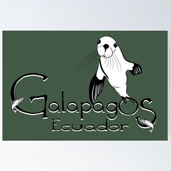 "Galapagos Ecuador Sea Lion " Poster for Sale by leeloolook | Redbubble