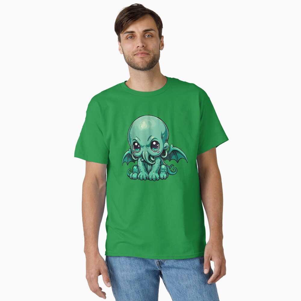 "Chibi Cthulhu Delight - Adorable Lovecraftian Cartoon Design" Sticker ...