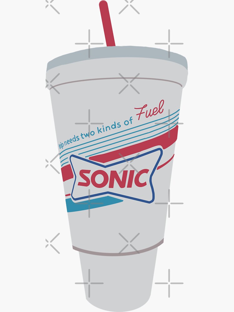 "Sonic Rt 44 Cup" Sticker for Sale by caseyb17 | Redbubble