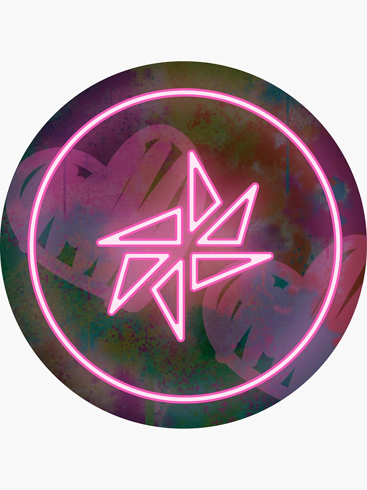 "ALIA Love Sticker Neon" Sticker for Sale by ALIA Merchandise | Redbubble
