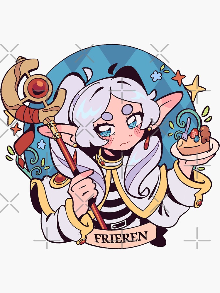 "Frieren" Sticker by yanana-ua | Redbubble