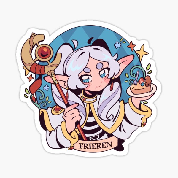 "Frieren" Sticker by yanana-ua | Redbubble