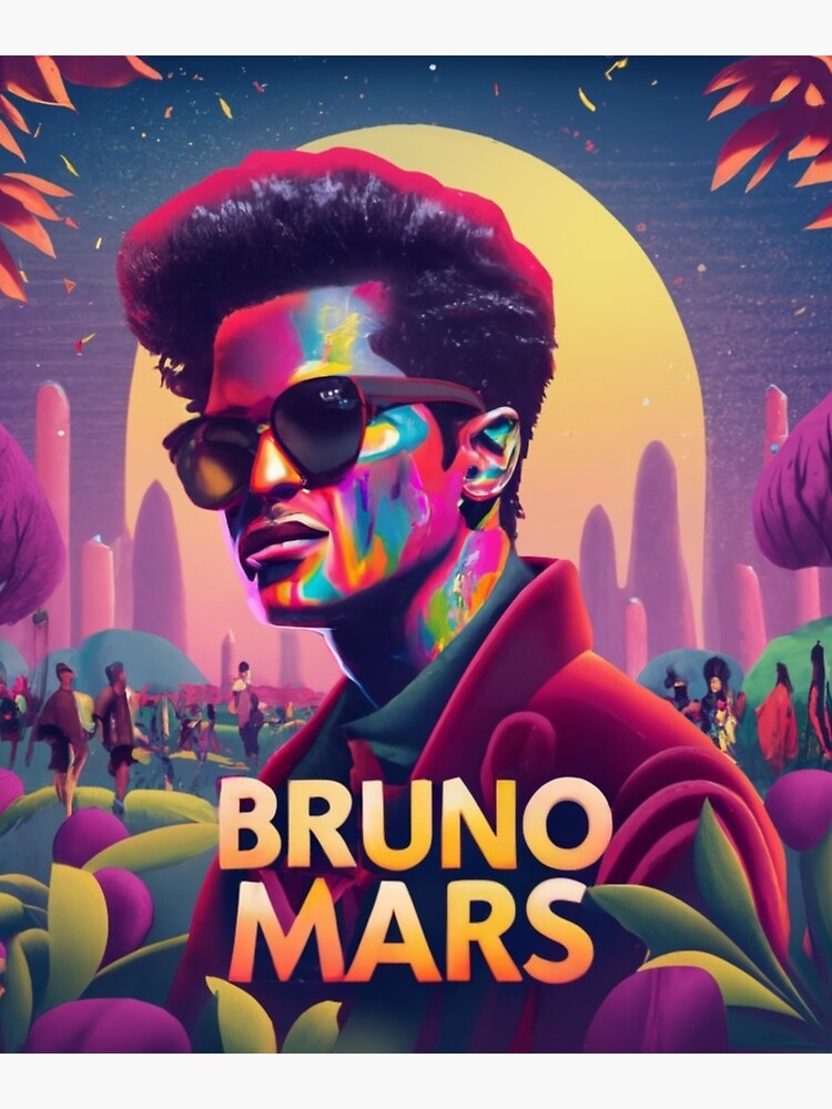 "Bruno Mars in HD-Bruno Mars" Poster for Sale by drsmith10t | Redbubble