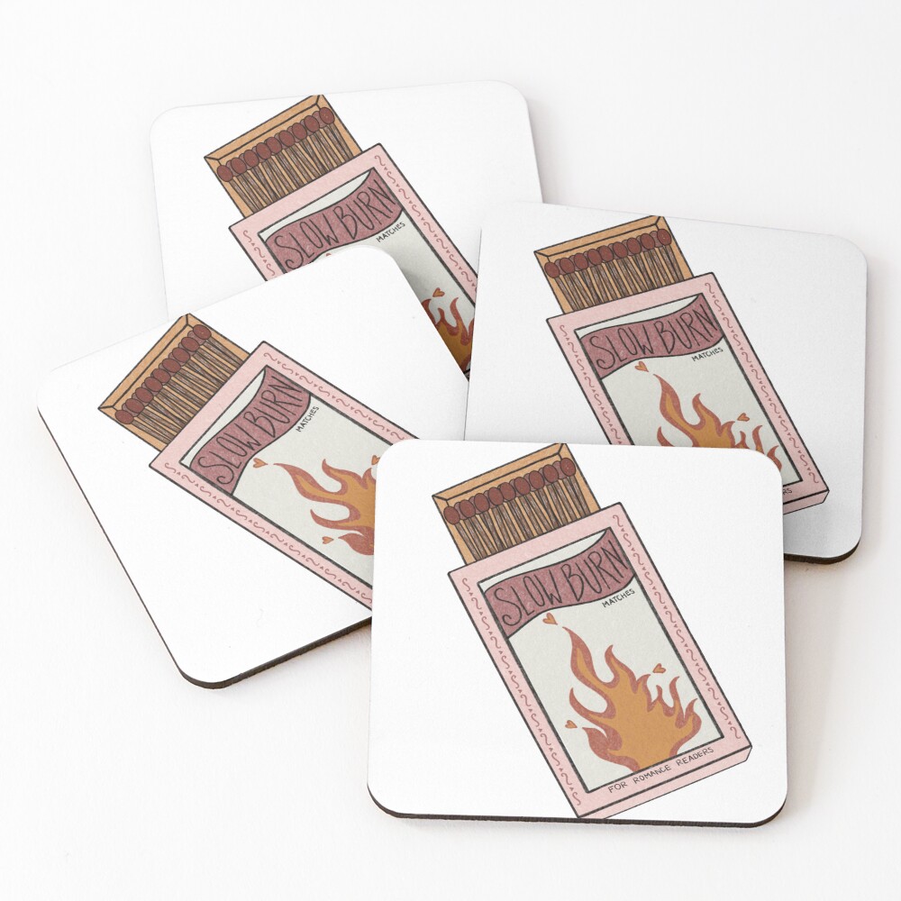"Slow Burn Books" Sticker for Sale by khench | Redbubble