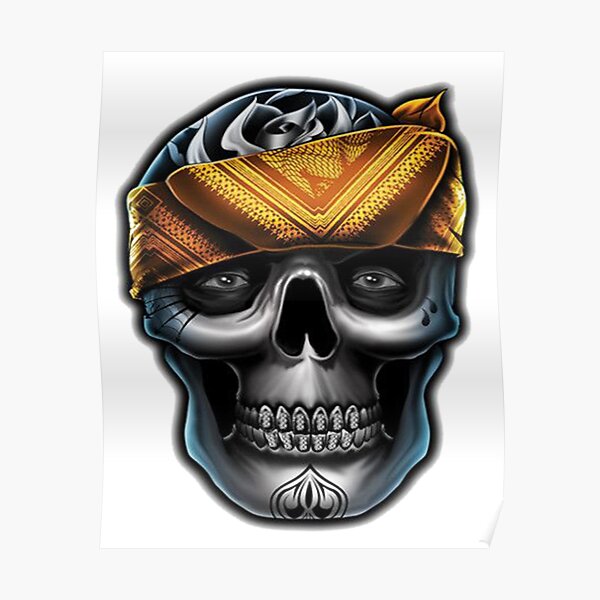 "Thug - Skulls" Poster by leen12 | Redbubble