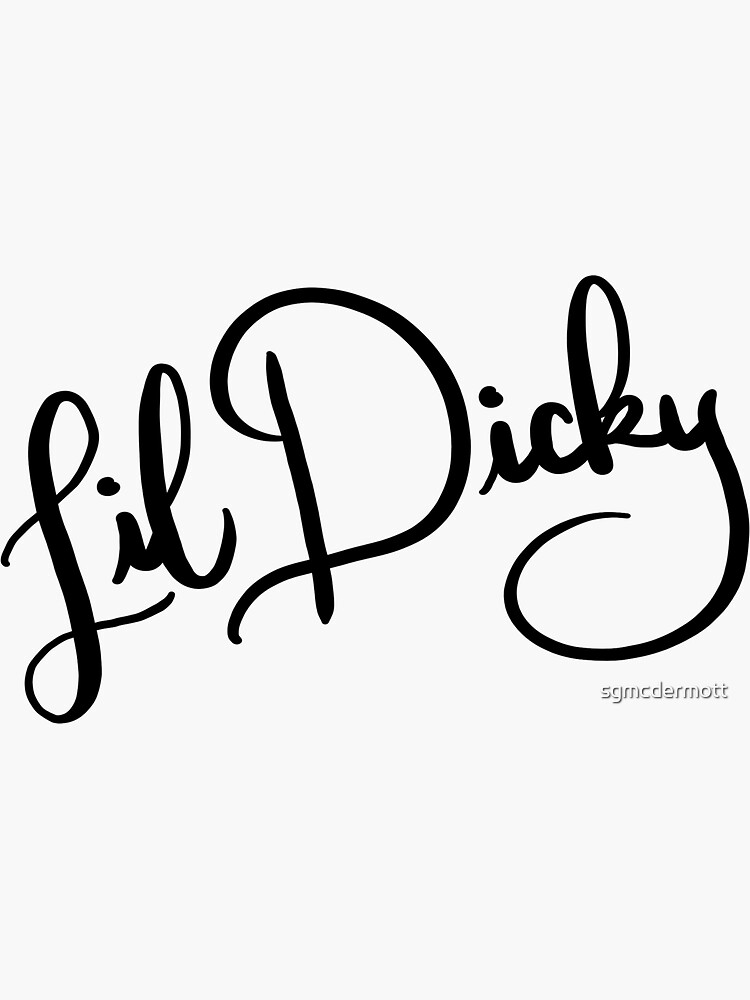 "Lil Dicky" Sticker by sgmcdermott | Redbubble