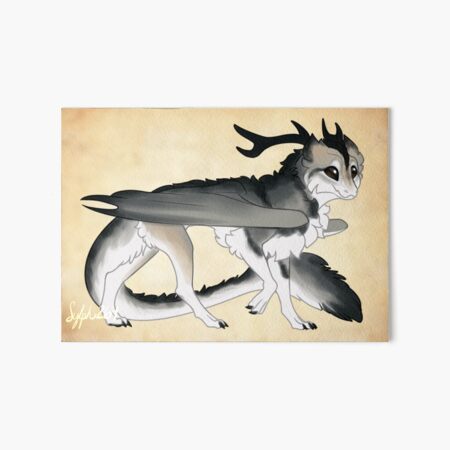"Wolf Dragon" Art Board Print for Sale by Sylph264 | Redbubble