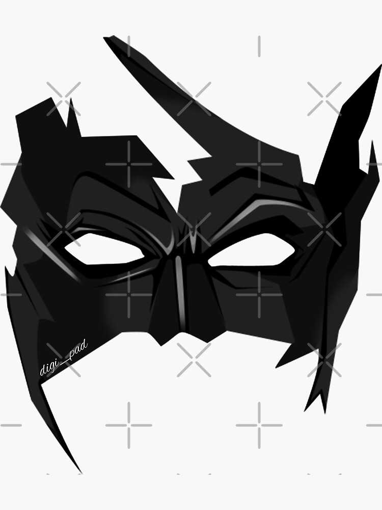 "Krrish mask" Sticker for Sale by AyushkaAgarwal | Redbubble