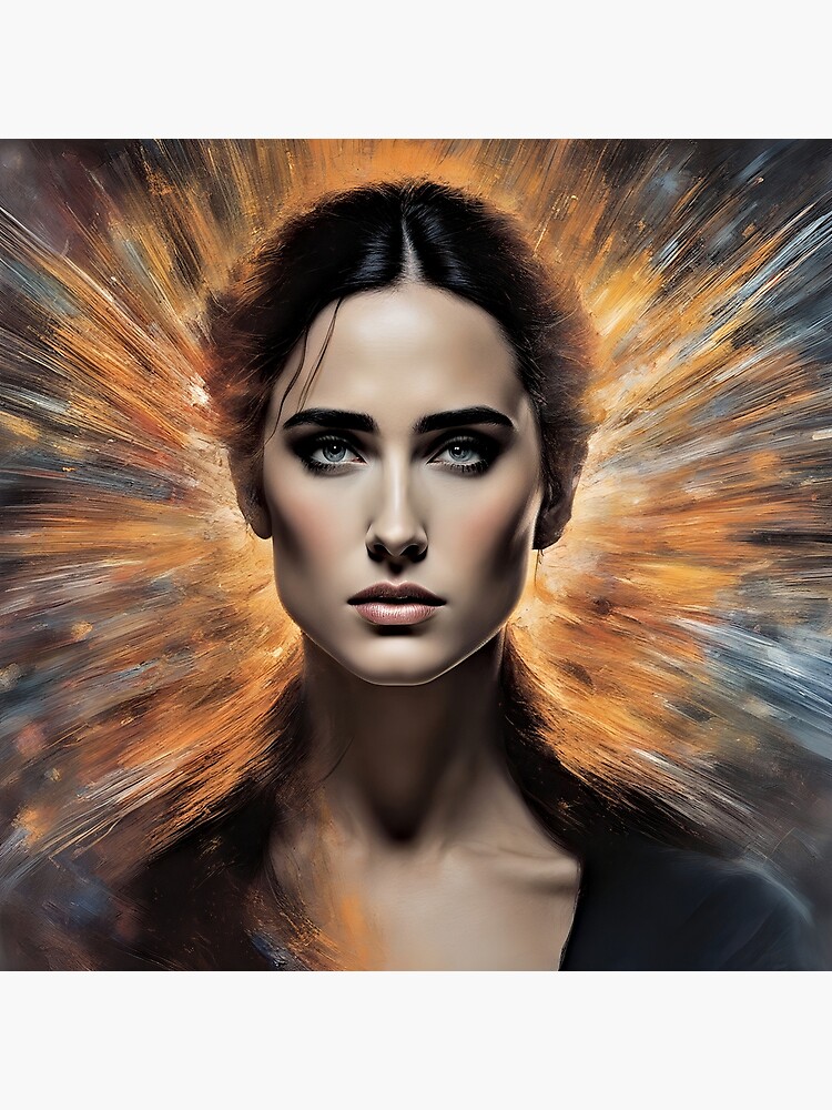 "colorful action with Jennifer Connelly" Poster for Sale by bogfl ...