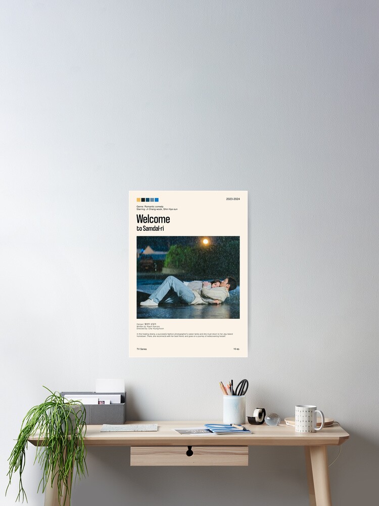 "Welcome to Samdal-ri, Minimalist kdrama (2023)" Poster for Sale by ...