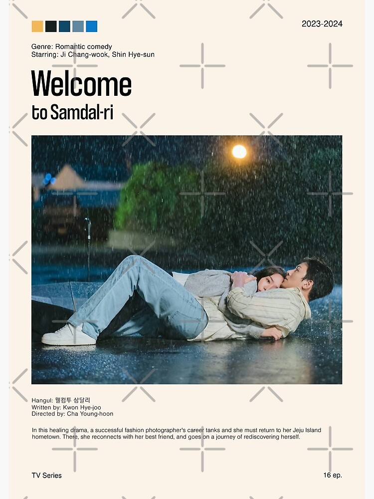 "Welcome to Samdal-ri, Minimalist kdrama (2023)" Poster for Sale by ...