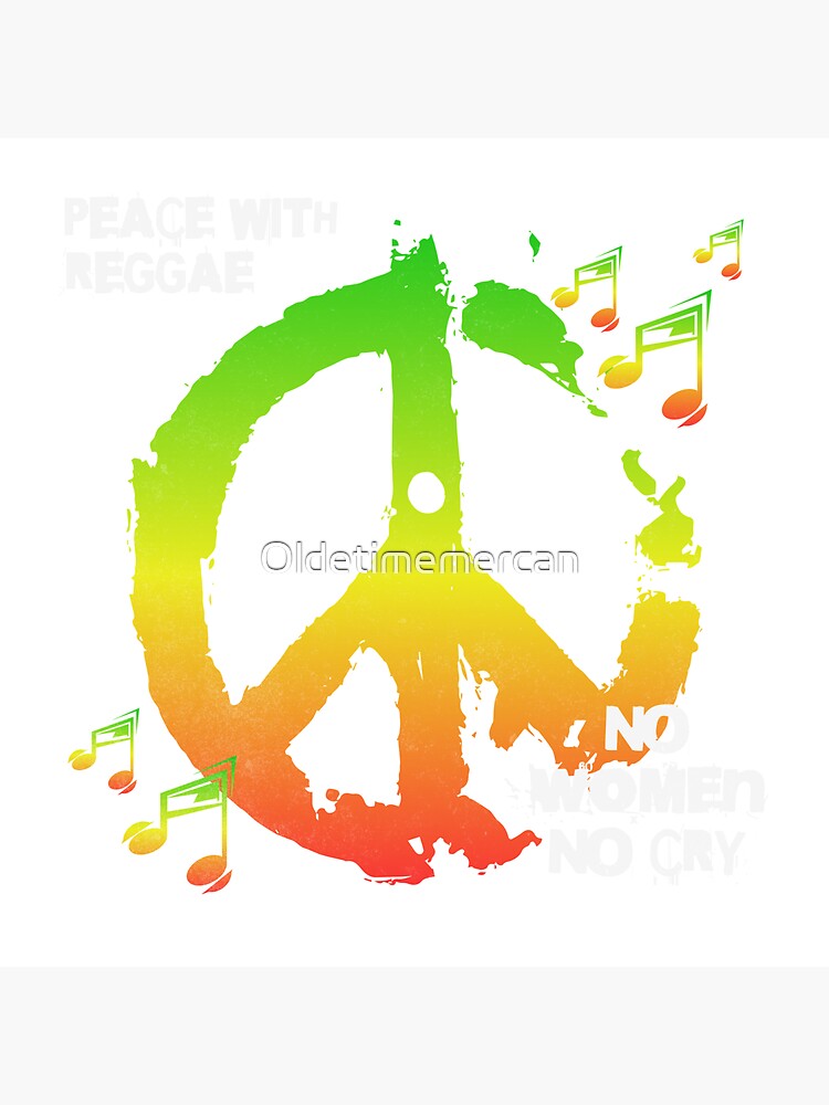 "Reggae Peace - Jamaican Life" Sticker for Sale by Oldetimemercan ...