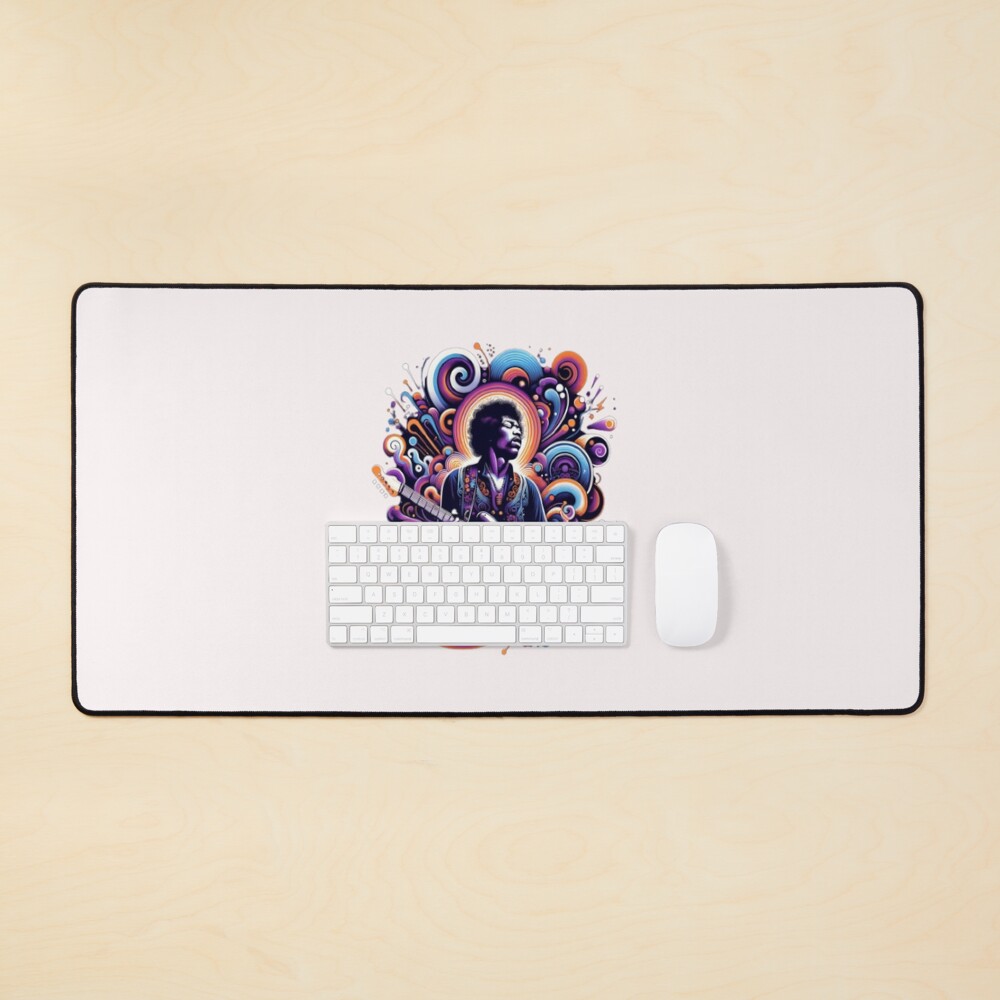 "Psychedelic Strings - Hendrix Inspired Abstract" Sticker for Sale by ...