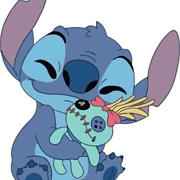 "Stitch Hug" Sticker by AfricaDesign | Redbubble