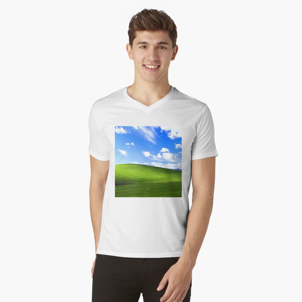 "Windows XP Background" T-shirt by GeneralMilkshak | Redbubble
