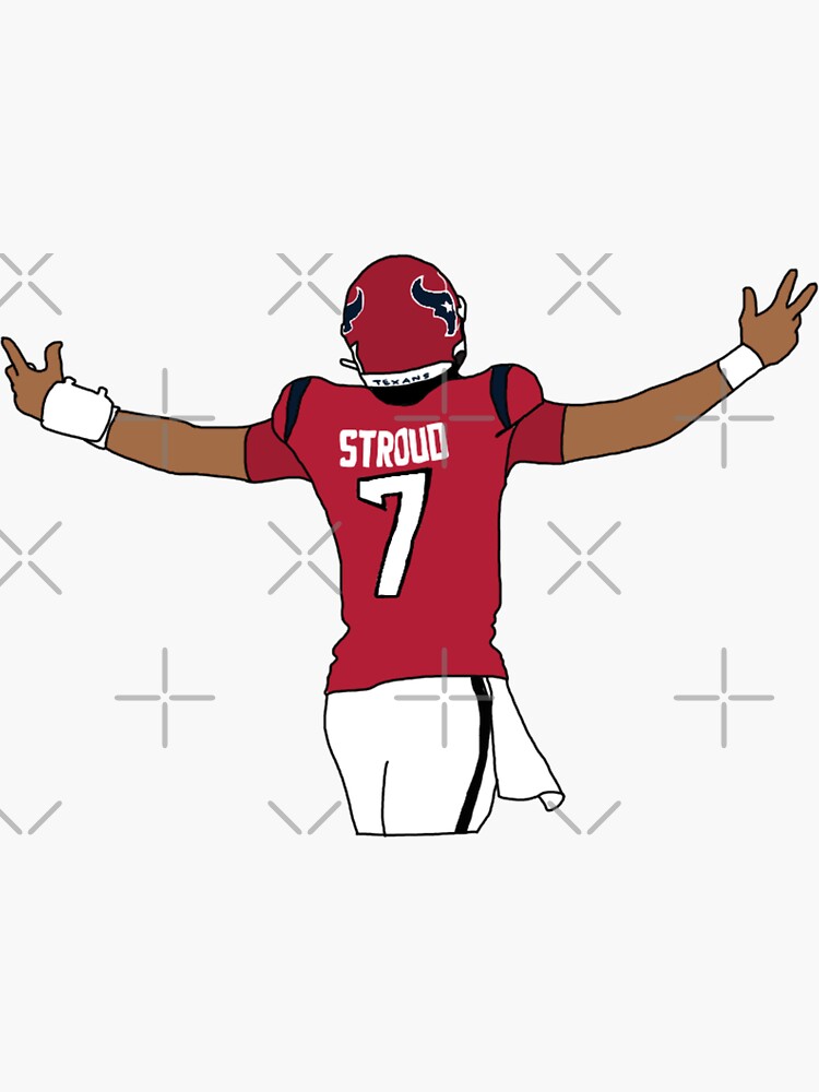 "CJ Stroud Embracing the Fans" Sticker for Sale by SportsByBeau | Redbubble