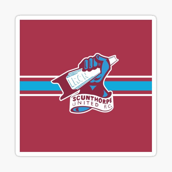 "Scunthorpe United" Sticker for Sale by Footy-Maps | Redbubble