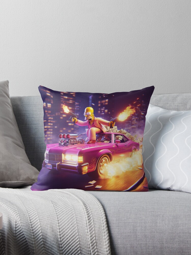 "Scarface x Homer: Cuban Car Chase" Art Board Print for Sale by frost ...