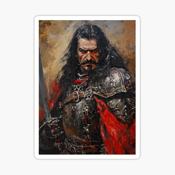 "Vlad Tepes (Variation)" Sticker for Sale by OccultDreams | Redbubble