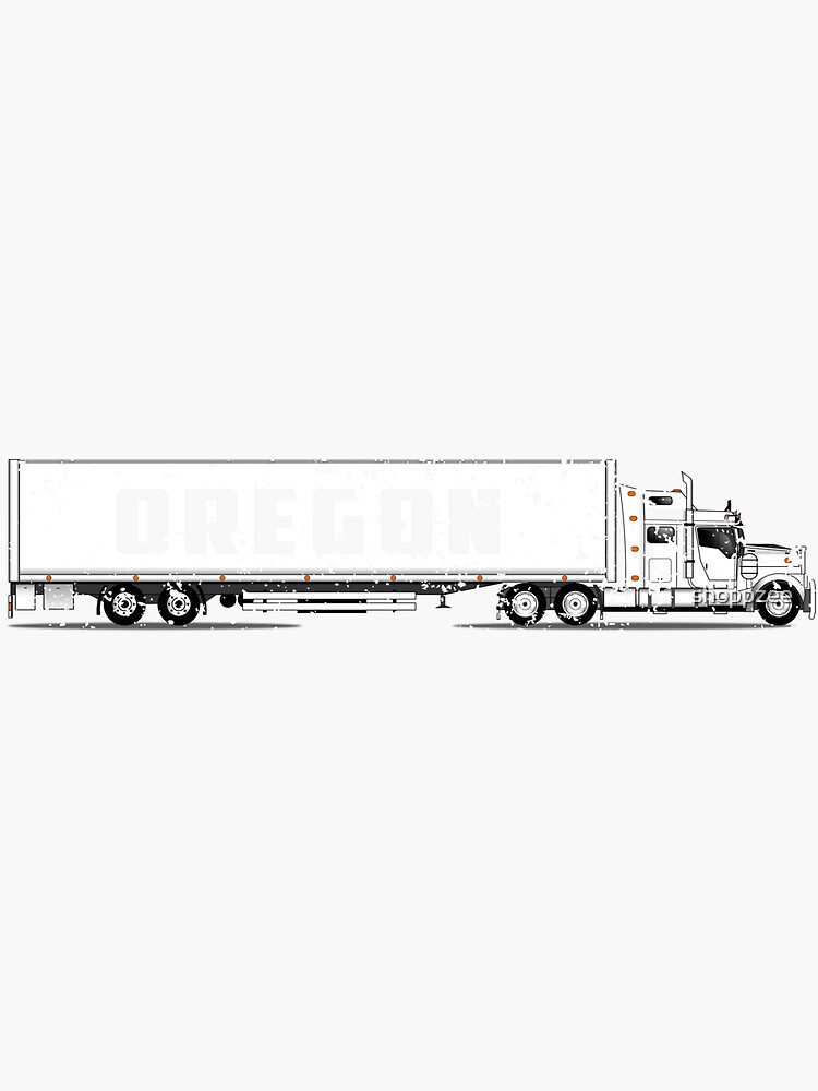 "Commercial Drivers License Oregon CDL Training Shirt" Sticker for Sale ...