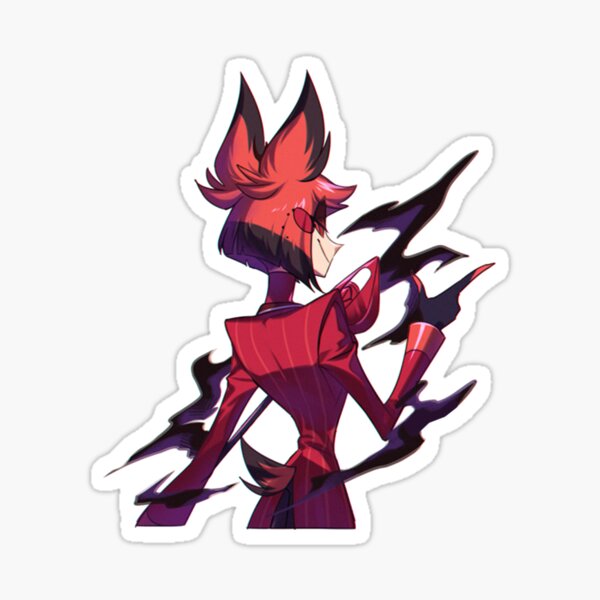 "Hazbin Hotel Alastor" Sticker for Sale by morichjaxShop | Redbubble
