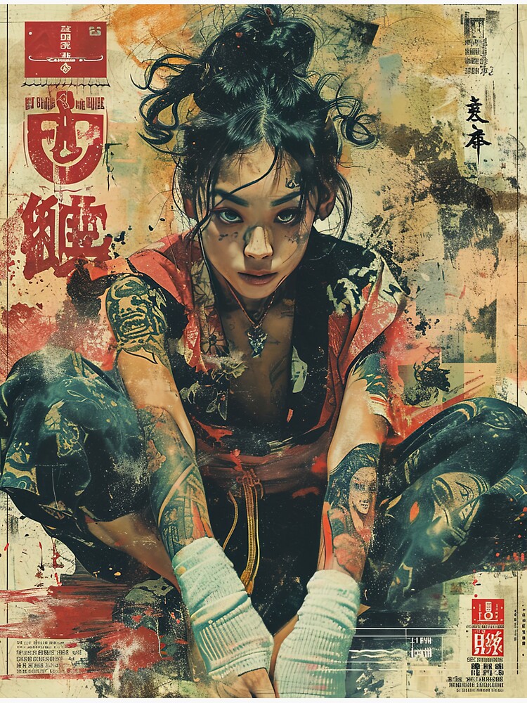 "Ink Blossom Contortionist" Sticker for Sale by retro-typo | Redbubble