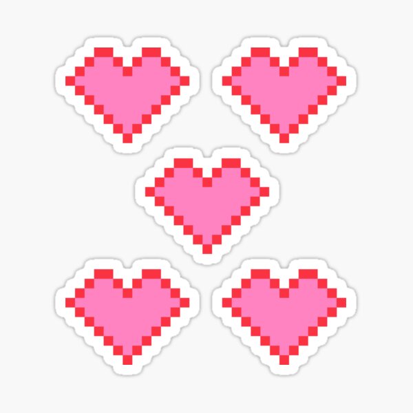 8 Bit Hart Minecraft Pixel Art 8 Bit Retro Styled Game Design