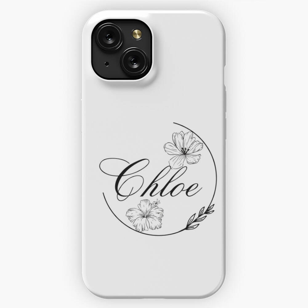 "Chloe floral name design" Sticker for Sale by Cora Gregory | Redbubble