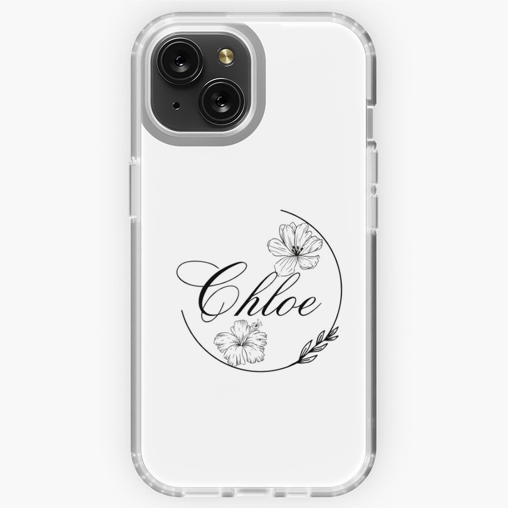 "Chloe floral name design" Sticker for Sale by Cora Gregory | Redbubble