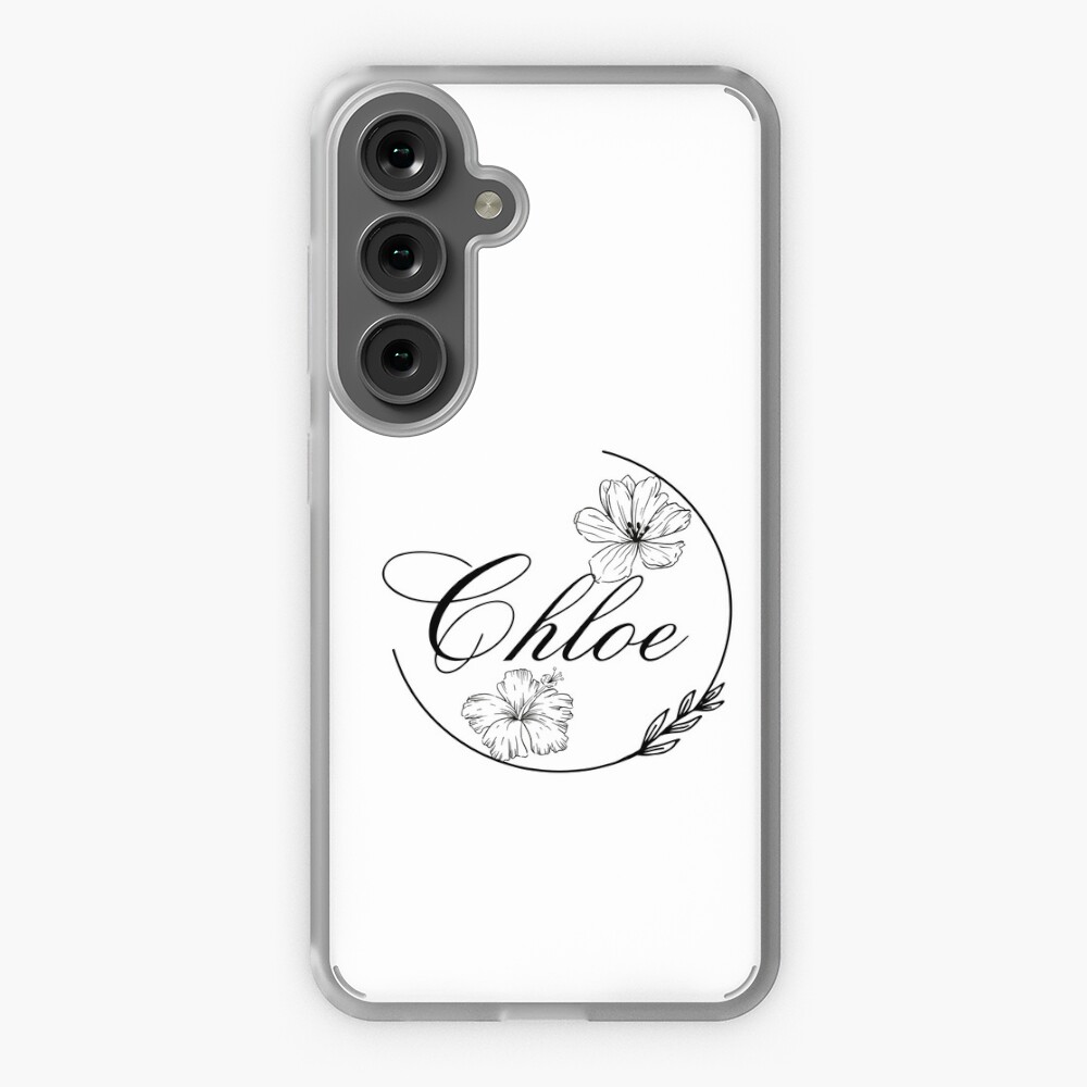 "Chloe floral name design" Sticker for Sale by Cora Gregory | Redbubble