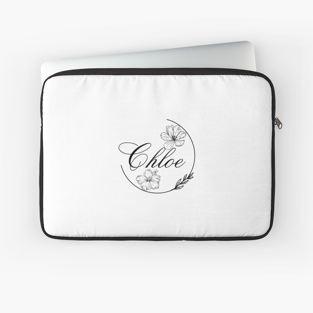 "Chloe floral name design" Sticker for Sale by Cora Gregory | Redbubble