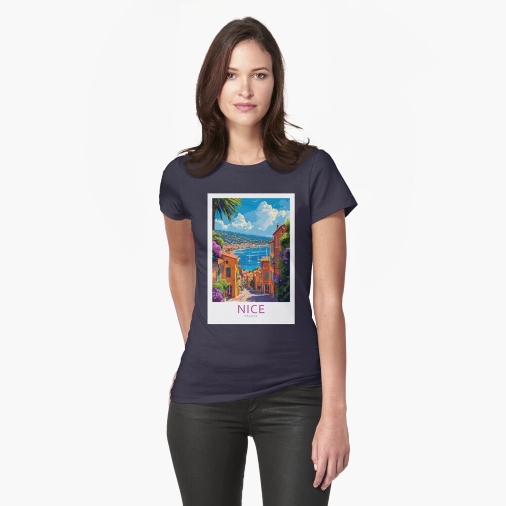 "Nice France - French Riviera" Sticker for Sale by Marciolini | Redbubble