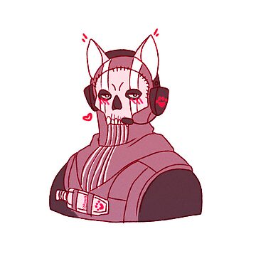 "COD: Ghost uwu" Sticker for Sale by Qrowik | Redbubble