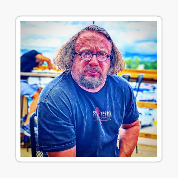 "Sam Hyde straining" Sticker for Sale by Jordan Richard | Redbubble