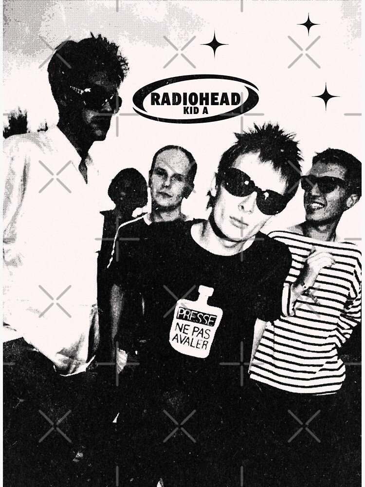 "Radiohead kid a" Sticker by altervalen | Redbubble