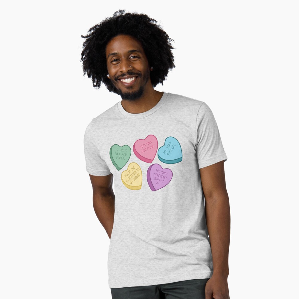 "Rec Therapy Candy Hearts" Sticker for Sale by ConfessionsOfRT | Redbubble